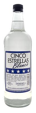 LICOR DE RON CINCO ESTRELLAS BLANCO 1L - Alianza Licorera