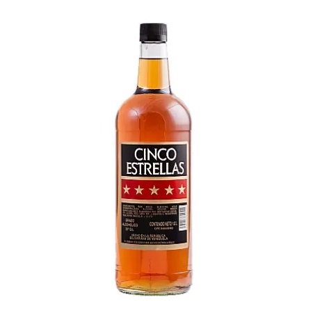 LICOR DE RON CINCO ESTRELLAS 1L - Alianza Licorera